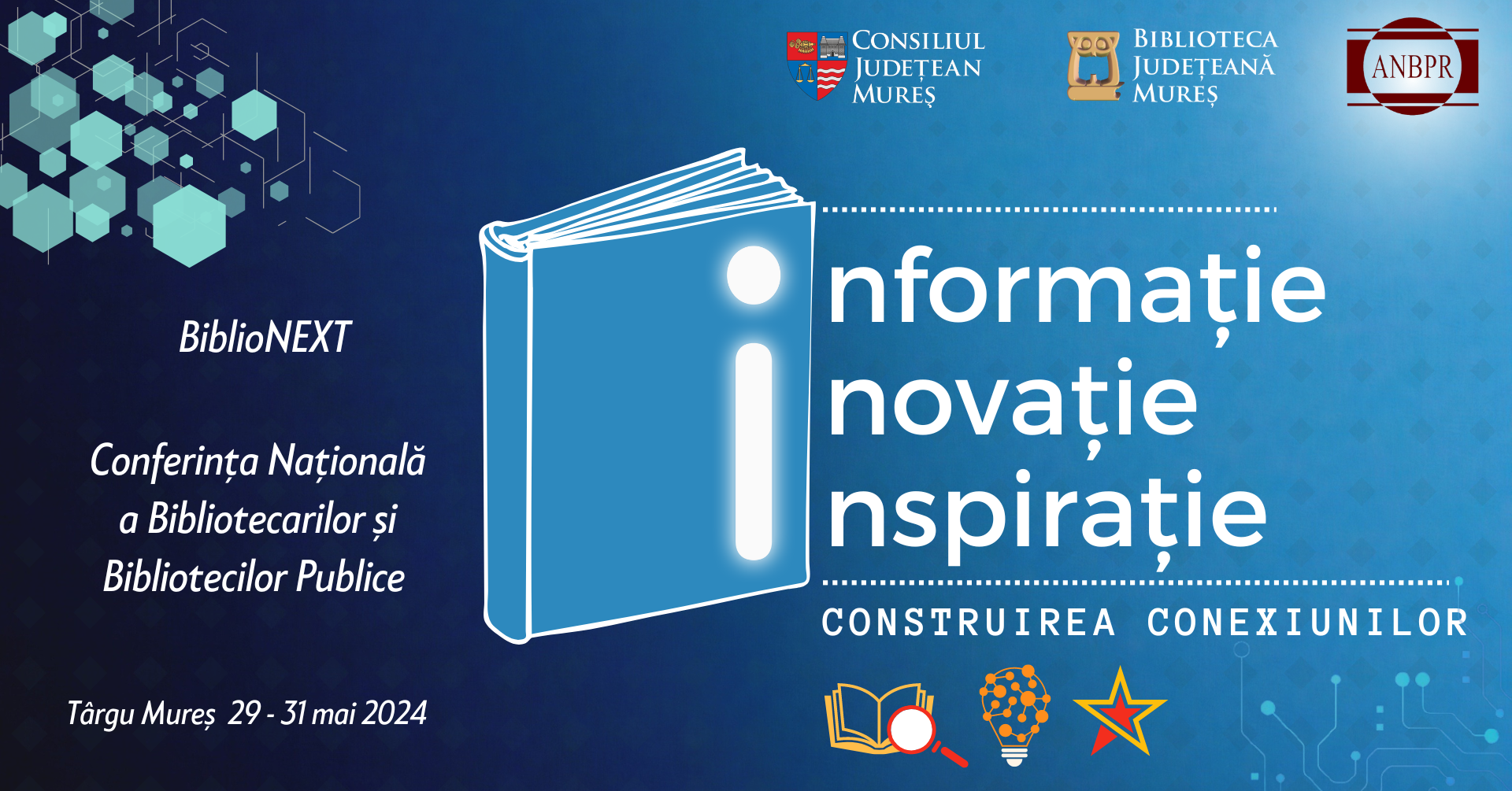 Conferința ANBPR, 29-31 mai 2024, Târgu Mureș - Biblioteca Județeană Mureș